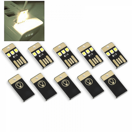 5Pcs Mini USB Power LED Light Night Camping Eqpment for Power Bank ...