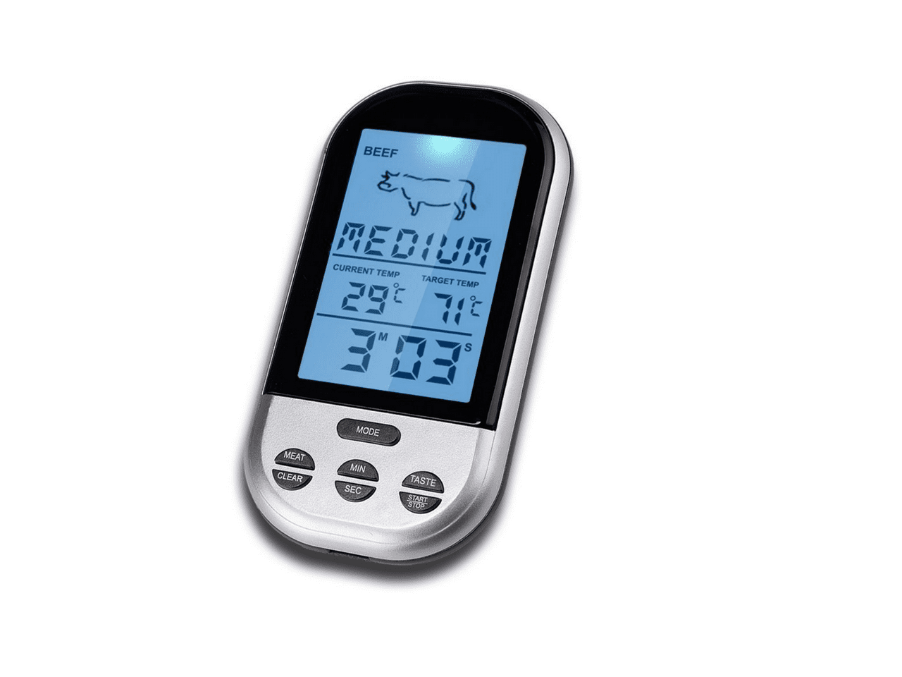 ET925 Thermometer, Kitchen Food Electronic Digital Thermometer Remote ...