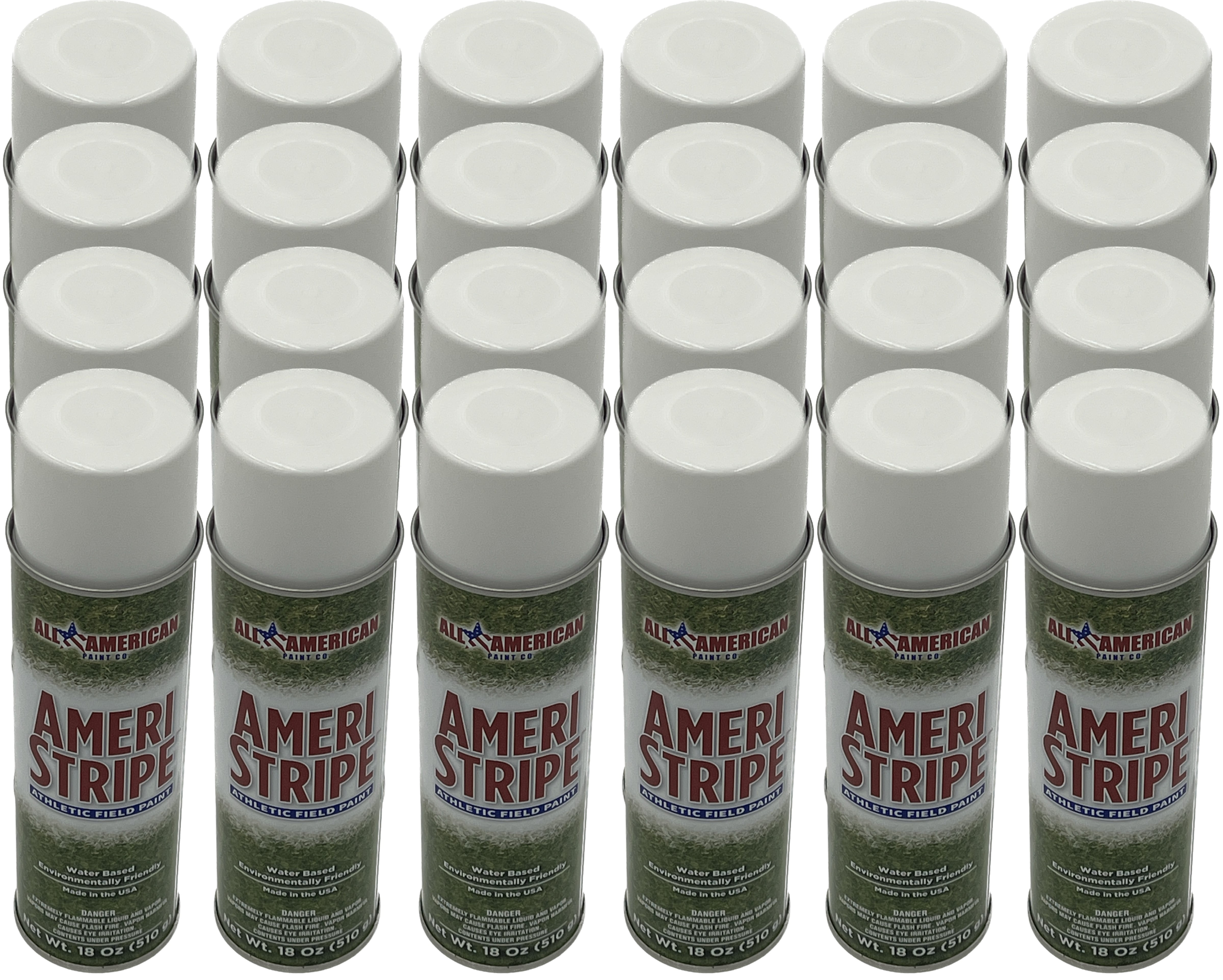 Ameri-Stripe White Athletic Field Marking Paint - 2 Case Pack (24 Cans ...