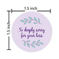Envelope Stickers with Deepest Sympathy,1.5inch Colorful Comforting ...