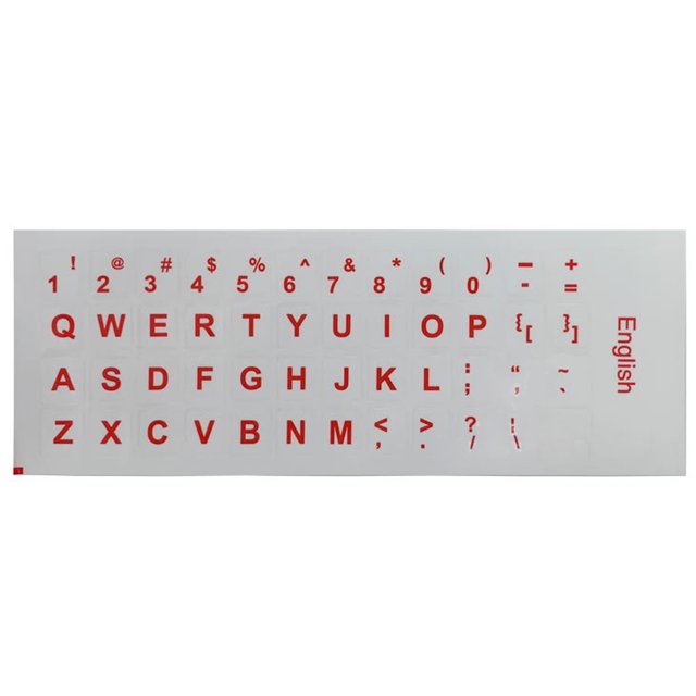 Replace Keyboard Sticker Letter Film English-letter Stickers for Tablet ...