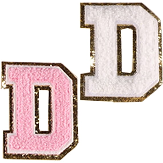 A-Z Letter Patches Iron On Chenille Glitters Letters Patches Initial ...