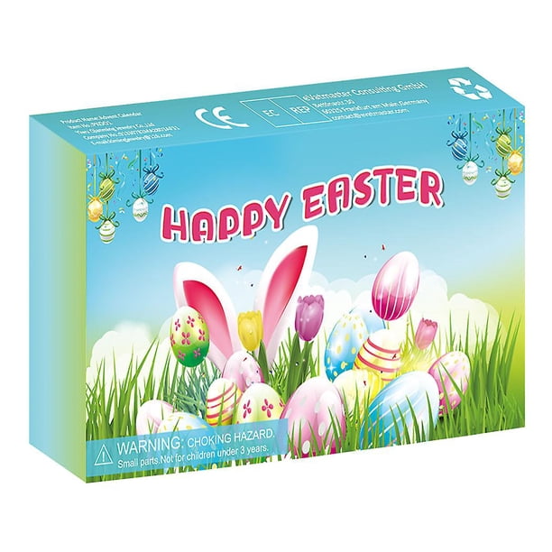 Easter Blind Box Unzip Toys Kids Easter Eggs Colorful Glitter Foam Eggs ...
