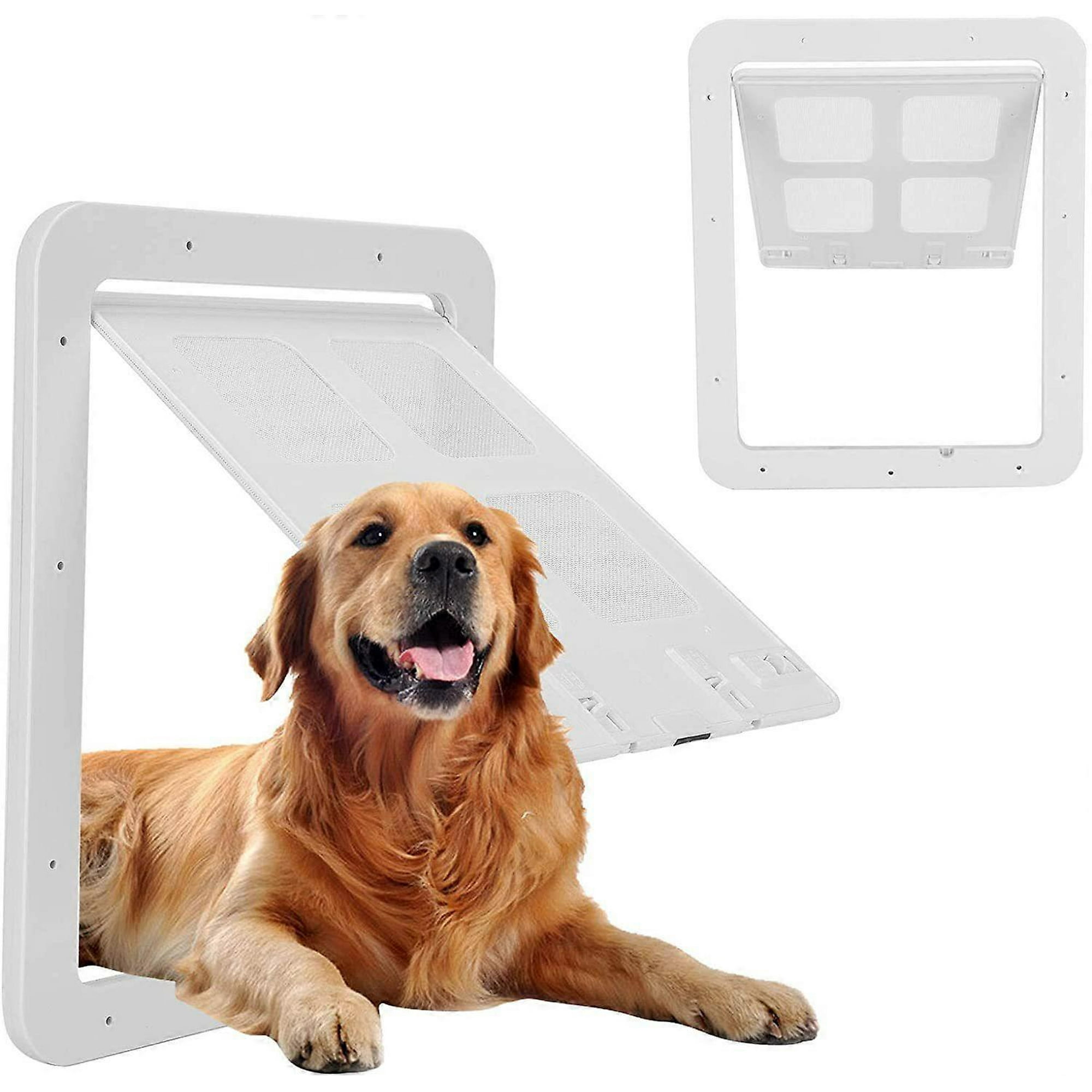 Click here for Muchongchong White Dog Screen Door (External Size... prices