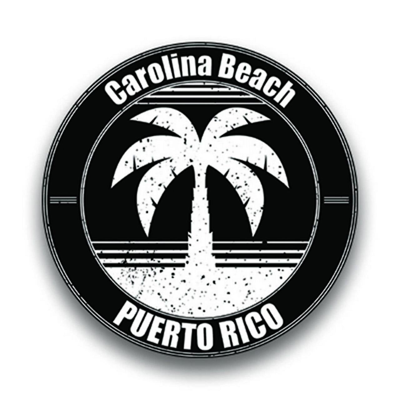 Carolina Beach Puerto Rico Vinyl Decal Sticker Vacation Explore Memory ...
