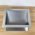 Elegant 304 Stainless Steel Trash Chute Cover | 7"x9" Side Mount ...