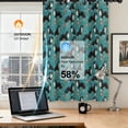 Bernese Mountain Dog and Wildflower Blackout Curtains,Triple Weaved ...