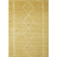 Luxe Weavers Boho Moroccan Geometric Yellow 5x7 Area Rug, Modern Home ...