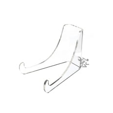 6" Heavy Duty Clear Acrylic Plate Display Stand Easel - Walmart.com