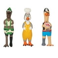 Rubber Chickens for Dogs Cute Character Play Toys that Squawk 9" Latex ...