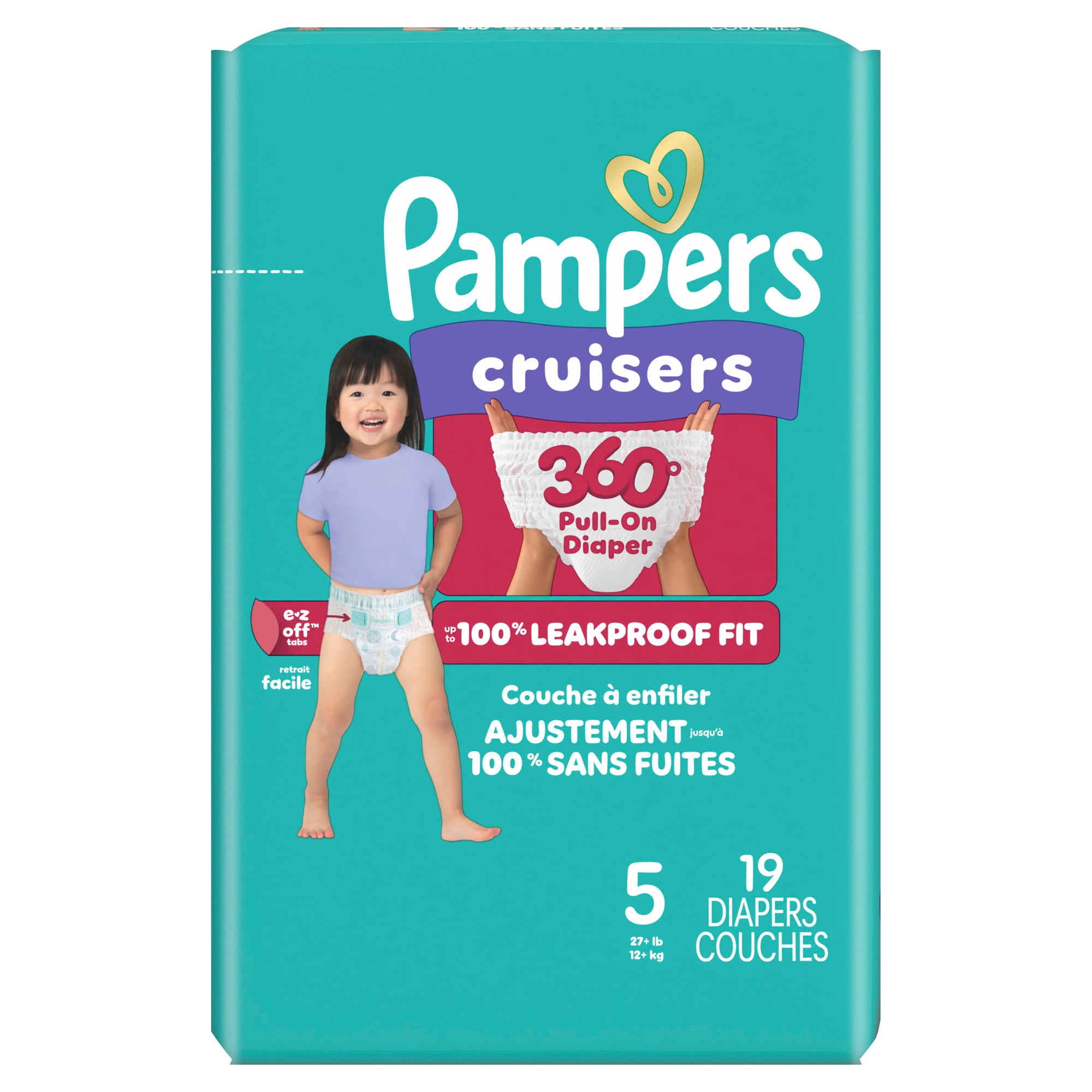Click here for Pampers Diapers - Cruisers 360° - Size 5  19 Count... prices
