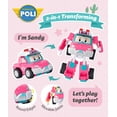 Robocar POLI, Sandy Transforming Robot, 4" Action Figure Vehicles ...