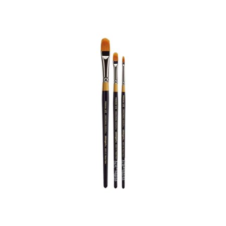 Kingart Original Gold Premium - Paint brush set - 3-piece - Filbert ...