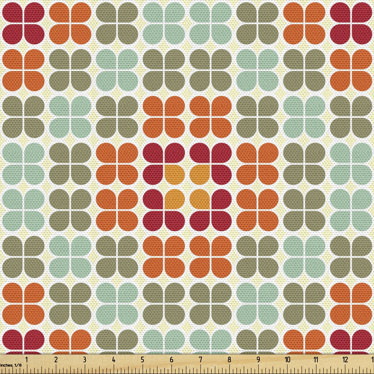 Geometric Fabric by the Yard, Modernistic Digitally Generated ...