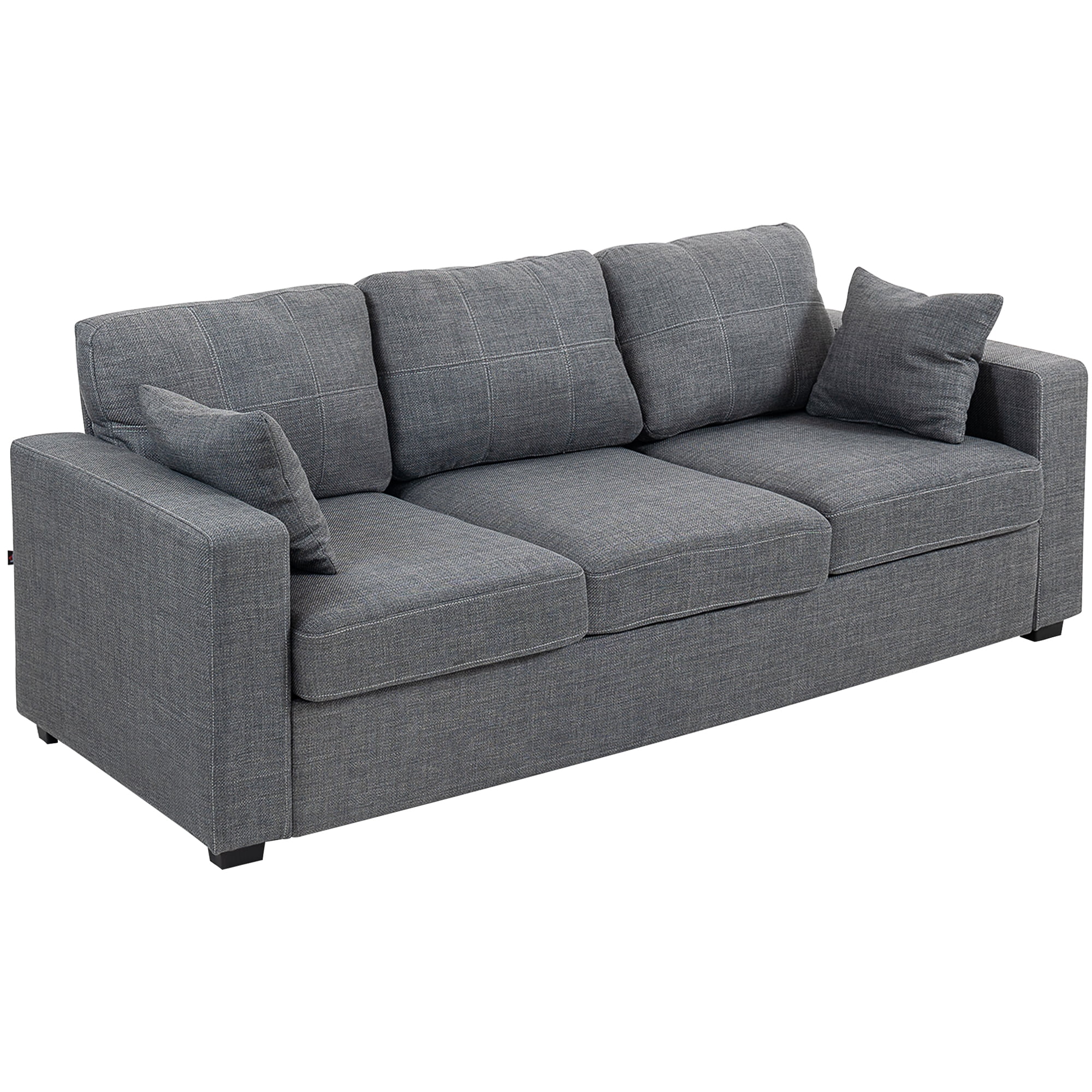 Click here for Homcom 3 Seater Sofa With Deep Seat  Modern Uphols... prices