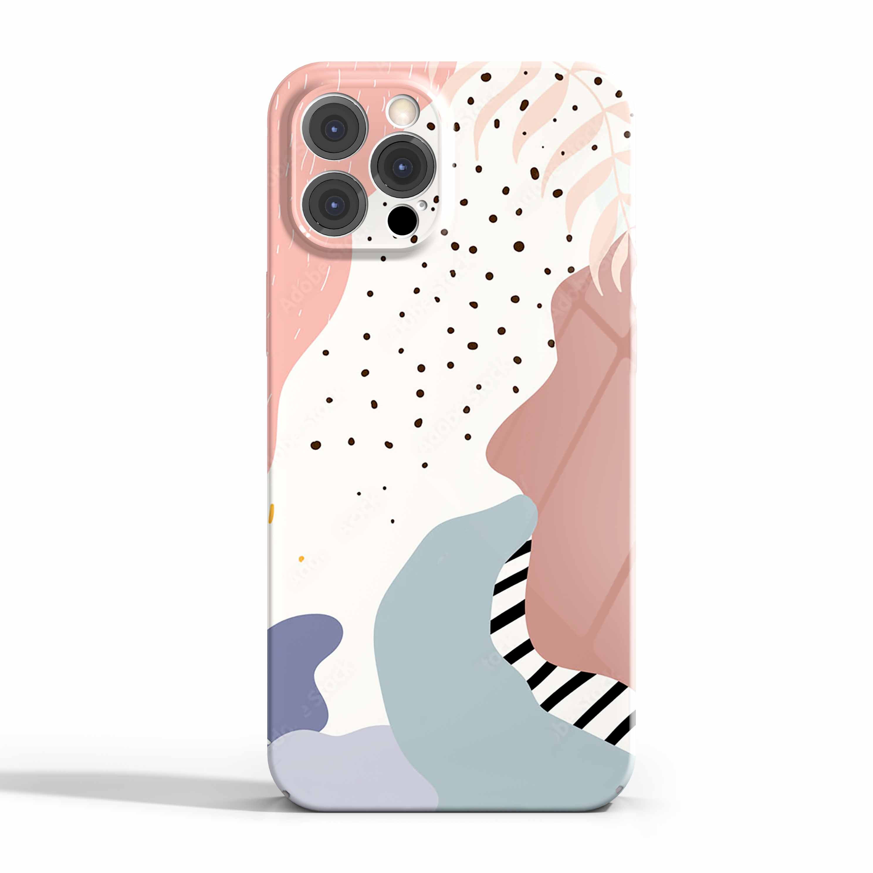 Line Art Plant Case for iPhone 12 Pro,Aesthetic Art Design Full Cover ...