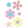 Rhinestone Genie RT2-FLO102 Flowers 002 Magnetic Rhinestone Template ...