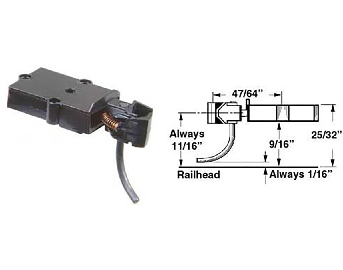 Kadee 800 O Scale Acetal Plastic Couplers w/Metal Springs -- Rust Color ...