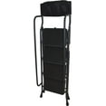 vorya Folding 4 Step Ladder, Steel Frame, 330 lb Capacity, Handrails ...
