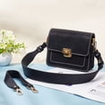 2Pcs 2 Style PU Leather Bag Handles with Alloy Swivel Clasp for Bag ...