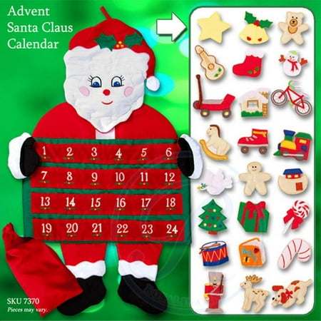 Santa Advent Calendar - Walmart.com