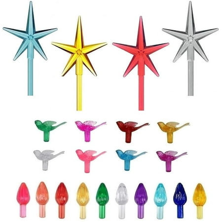 Ceramic Christmas Tree Replacement Lights, Ceramic Tree Ornaments (100 ...