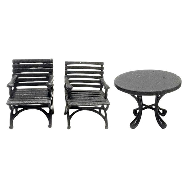 Miniature Dollhouse Scene Model Dining Table Chair - Walmart.ca