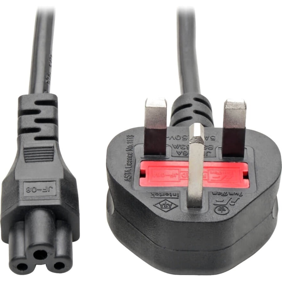 Tripp Lite P060 006 Standard UK Computer Power Cord (C5 to BS 1363 UK ... Tripp Lite P060 006 Standard UK Computer Power Cord (C5 to BS 1363 UK ...