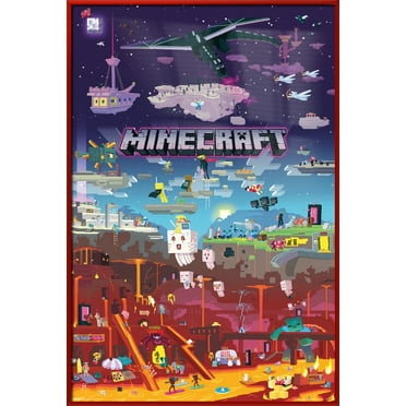 Minecraft - Periodic Table Wall Poster, 22.375" x 34" - Walmart.com
