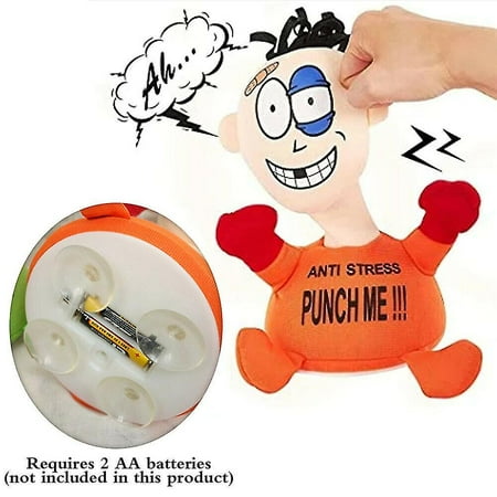 Villain Punch Me Doll Children Vent Screaming Toys For Kids Christmas ...