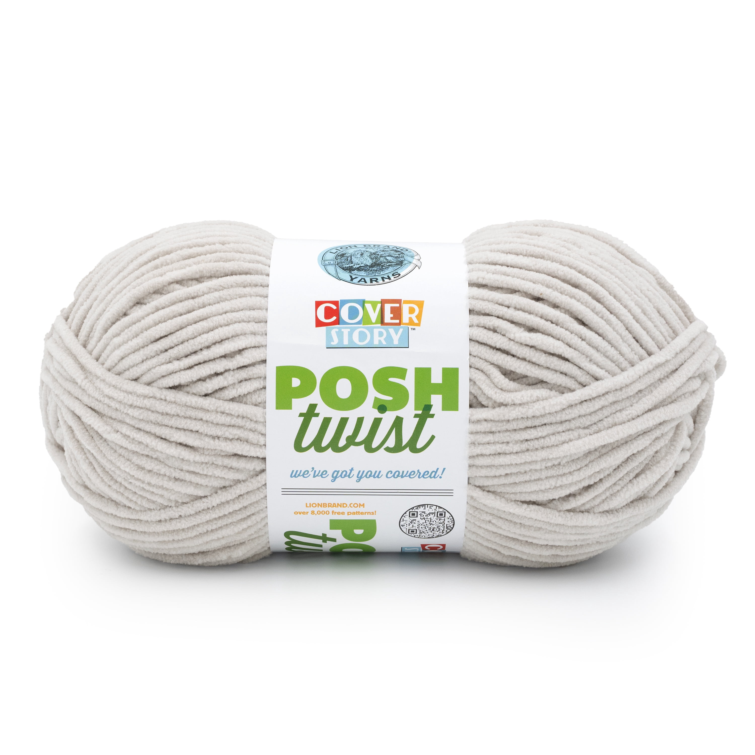 Lion Brand Cover Story™ Posh Twist Yarn, Earl Grey, #5 Bulky/Chunky ...