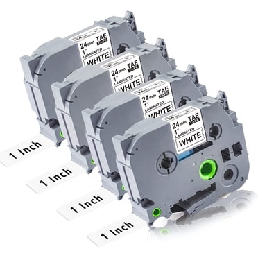 Brother Genuine DK-225124PK Continuous Length Replacement Labels, Black ...
