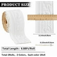 2Pcs 2 Styles Self-Adhesive XPE Grain Contact Paper Wall Stickers for ...