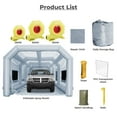 Inflatable Paint Booth 33x16.5x10ft with 3 Blowers Inflatable Spray ...