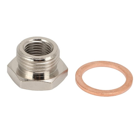 Sensor Adapterwith Gasket,Oxygen Sensor Adapter Metal Oxygen Sensor ...