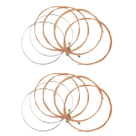 Ustyle 12Pcs Guitar String Kit Replacement Anti-Rust Coating Core ...