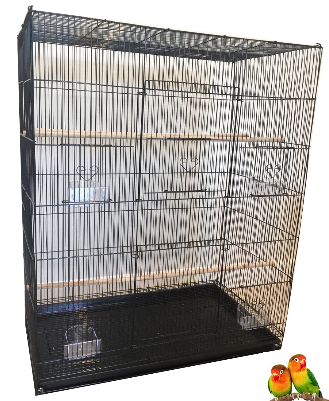 X-Large Flight Bird Breeding Breeder Cage With 3/8-inch Bar Spacing for ...