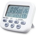 Digital Kitchen Clock Timer With Alarm, Visual Countdown Timer With Day ...