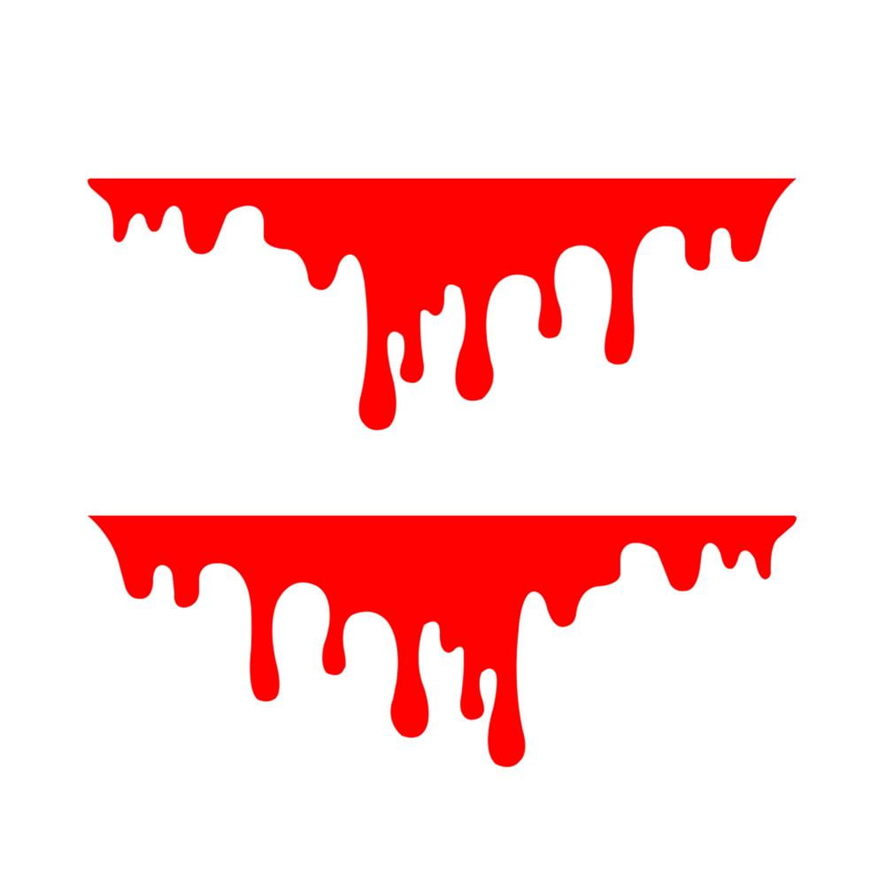 Car Red Blood Stickers Auto Halloween Theme Styling Decals - Walmart.com
