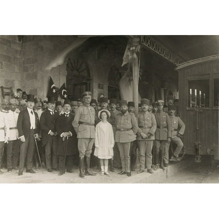 World War 1 In The Middle East. German General Erich Von Falkenhayn ...