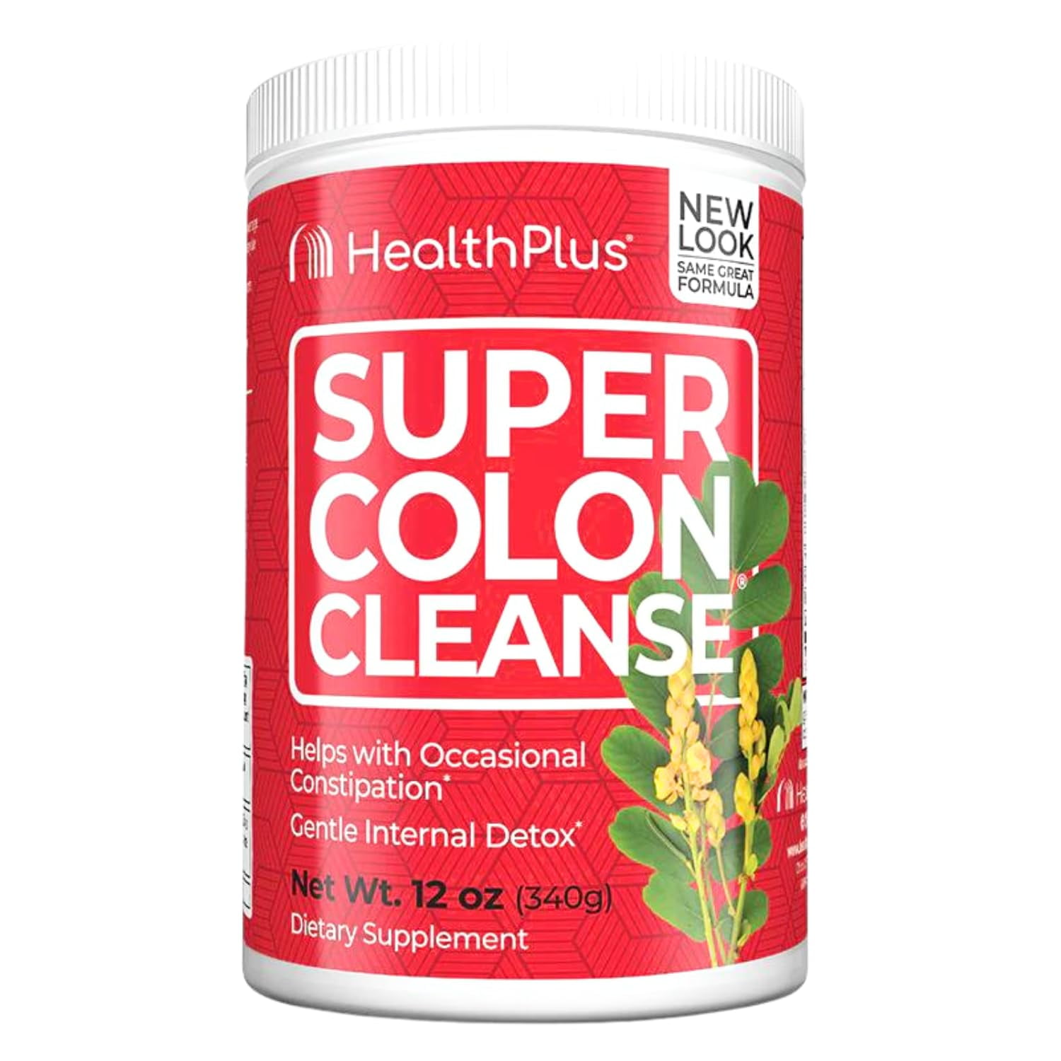 Health Plus Super Colon Cleanse, 12 oz Powder, 68 Servings - Natural ...