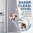 (2 Pack) Christmas Greyhound Magnets - Festive Dog Lover Decor - Happy ...