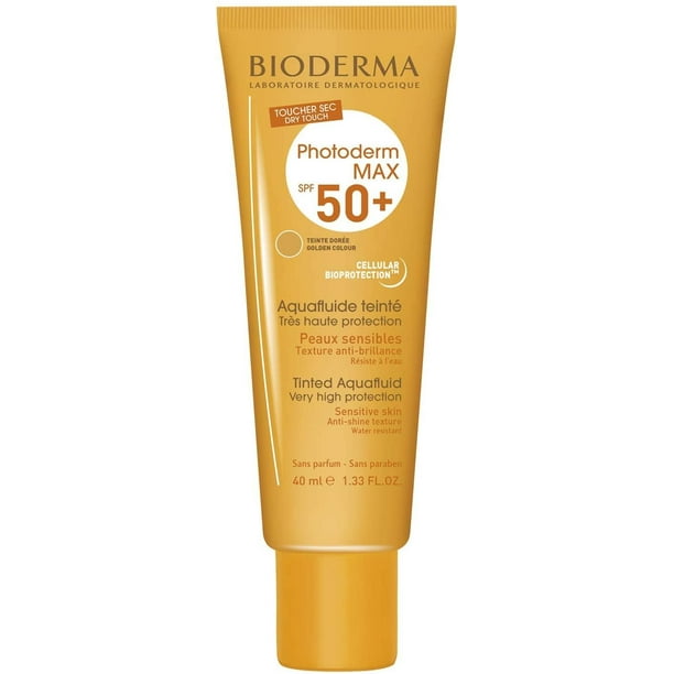 Protector Solar Bioderma Photoderm Fps 50 Max Aquafluide Tono Dorado En ...