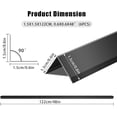 Aluminum Alloy Black Corner Guards 6PCS Thickness Wall Corner ...