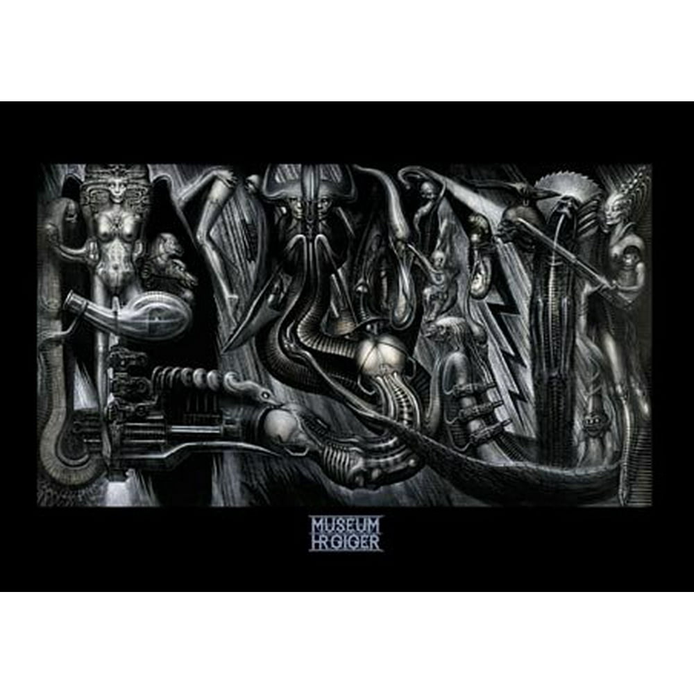 Hr Giger Poster Anima Mia New 24x36 - Walmart.com - Walmart.com