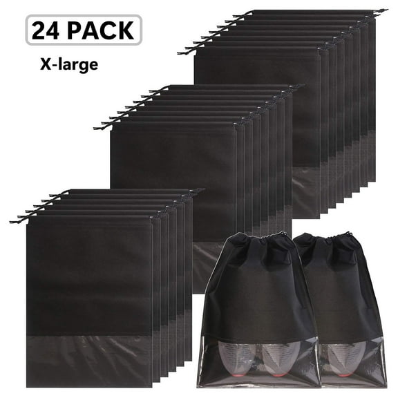 12 Pack Shoe Bags for Travel, Large Travel Shoe Bags for Packing with ...