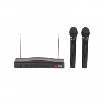 Dual Professional Handheld Wireless Microphone Wireless FM Receiver ...