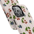 Berry Cottage Tough Phone Case, Cute Floral Dual Layer Protective Cover ...