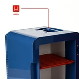 Marvel Spiderman Blue Red 6 Can Mini Fridge Thermoelectric Cooler 4 ...