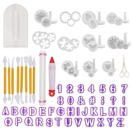 Fondant Tools - Fondant Cake Sugarcraft Alphabet Letters Cutters Cake ...
